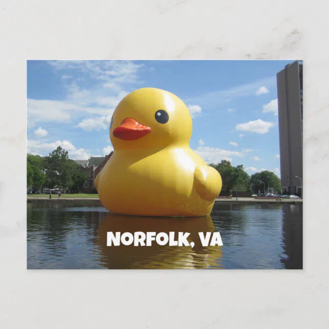Norfolk, Virginia (Duck) Postcard | Zazzle