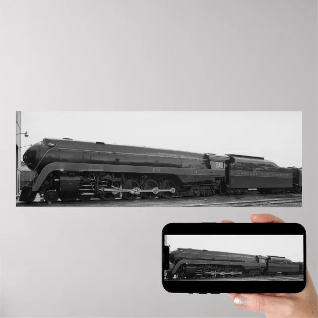 Norfolk & Western Railway's #611 Poster | Zazzle