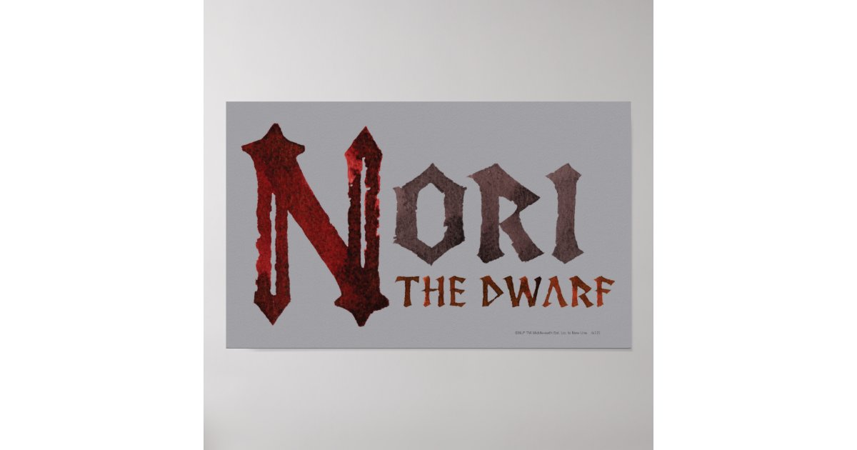 Nori Name Poster | Zazzle