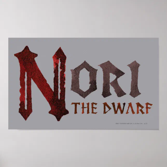 Nori Name Poster | Zazzle
