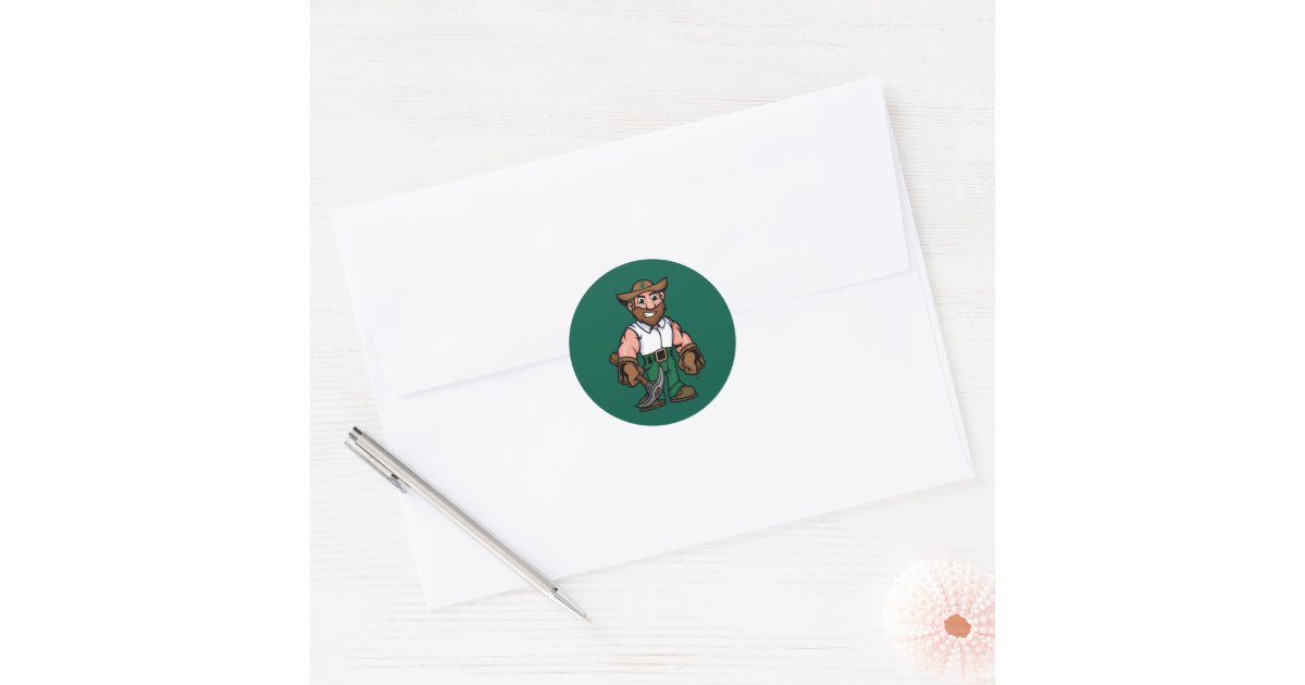 Norm the Niner Classic Round Sticker | Zazzle