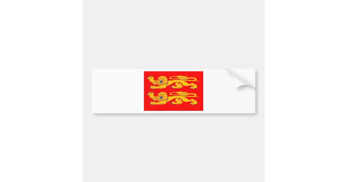Normandy (France) Flag Bumper Sticker | Zazzle