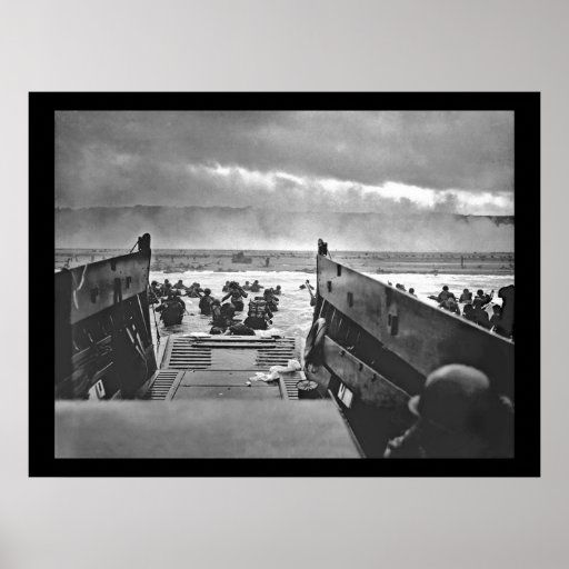Normandy Invasion at D-Day - 1944 Poster | Zazzle