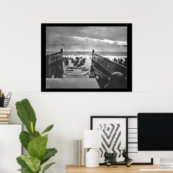Normandy Invasion at D-Day - 1944 Poster | Zazzle