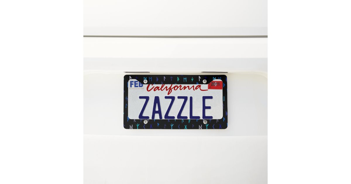 Norse At Night License Plate License Plate Frame | Zazzle