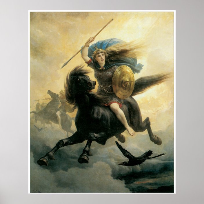Norse Valkyrie Poster | Zazzle.com