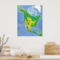 North America Land Use Map Poster | Zazzle