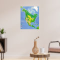 North America Land Use Map Poster | Zazzle