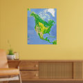 North America Land Use Map Poster | Zazzle