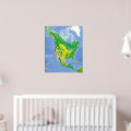 North America Land Use Map Poster | Zazzle