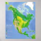North America Land Use Map Poster | Zazzle