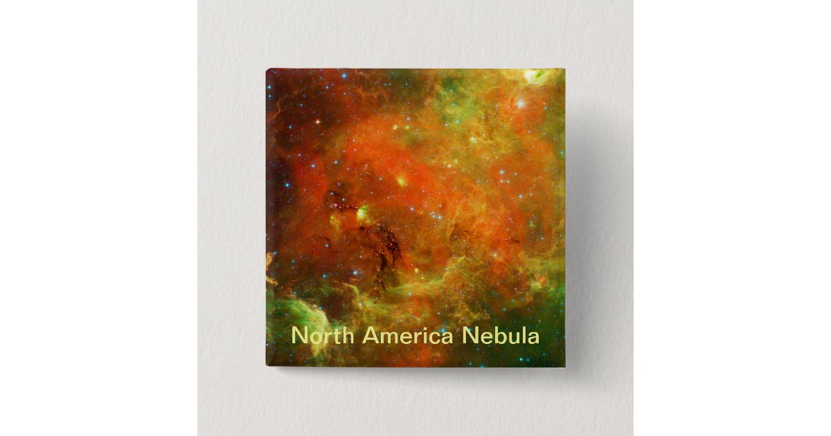 North America Nebula Button | Zazzle