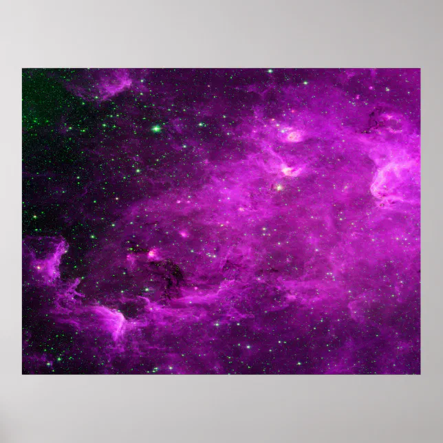 North America Nebula Infrared Purple Value Poster | Zazzle