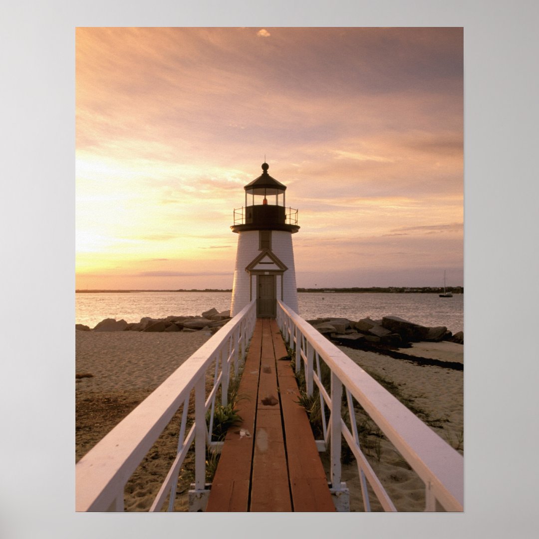 North America, USA, Massachusetts, Nantucket 4 Poster | Zazzle