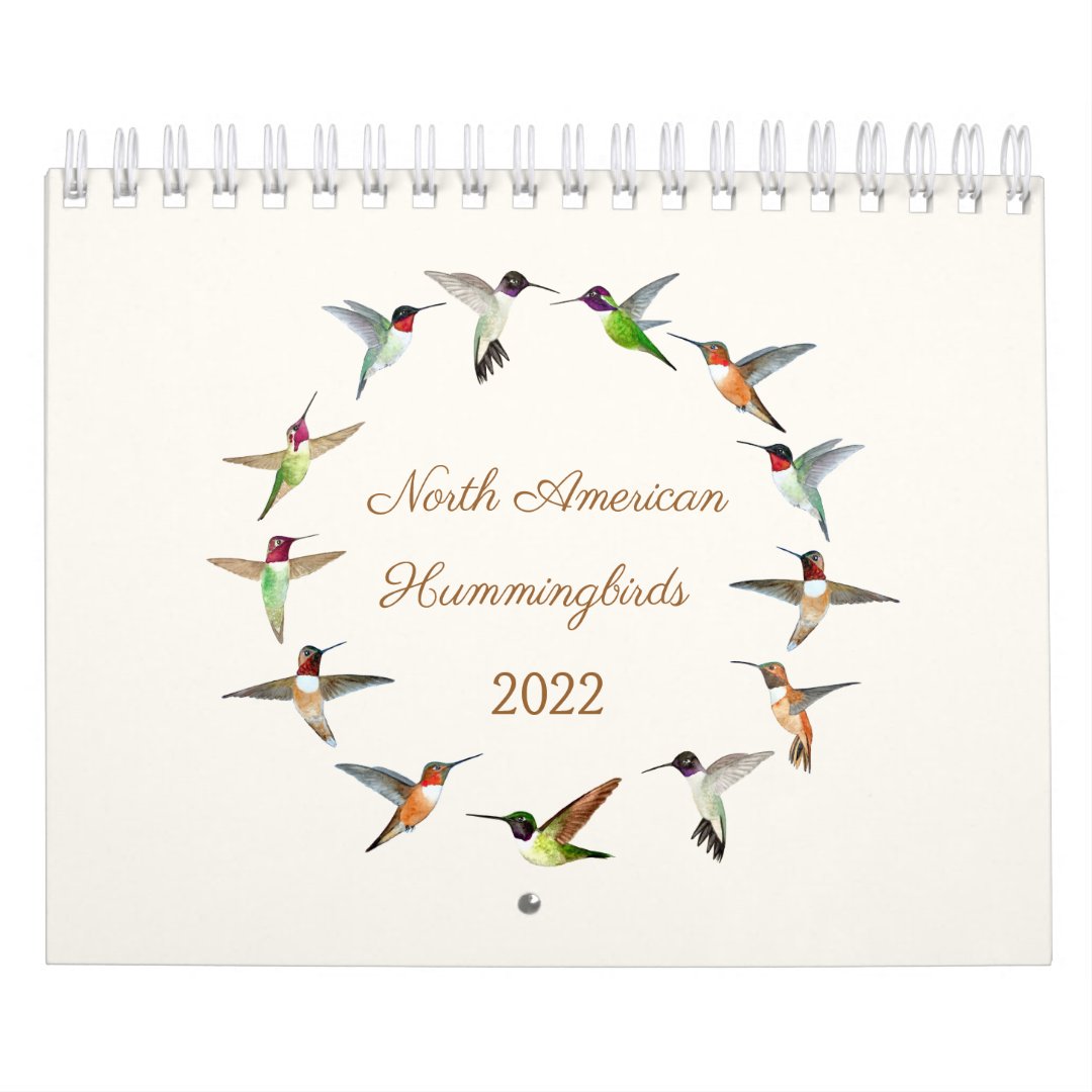 North American Hummingbirds Calendar | Zazzle