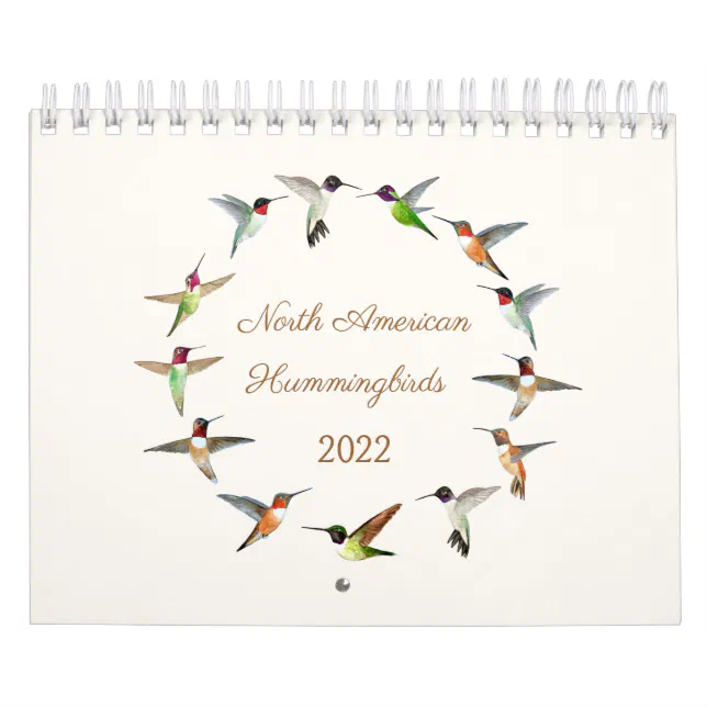 North American Hummingbirds Calendar | Zazzle