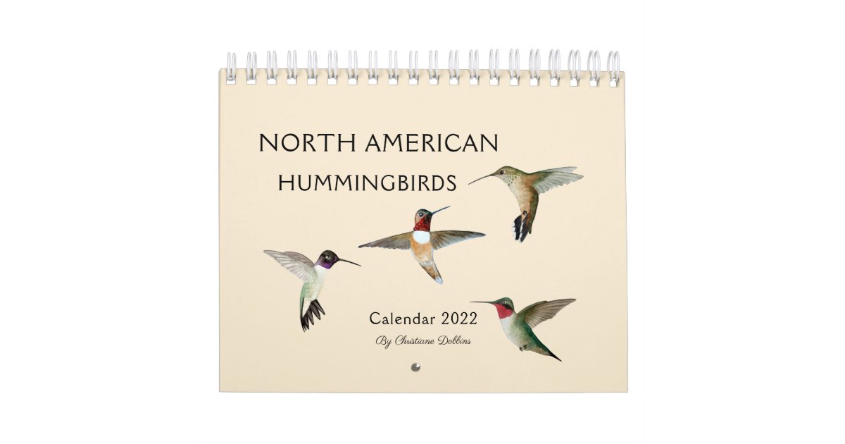 North American Hummingbirds Calendar | Zazzle