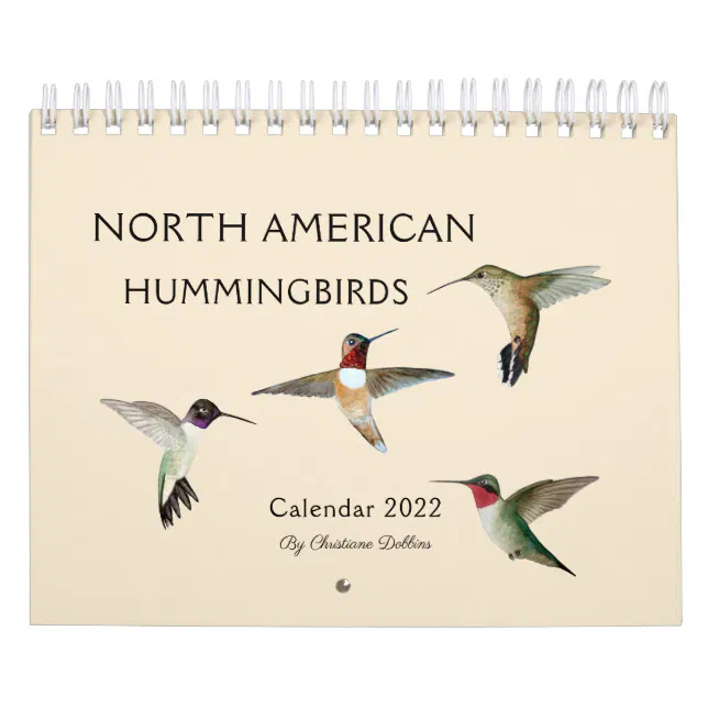 North American Hummingbirds Calendar | Zazzle