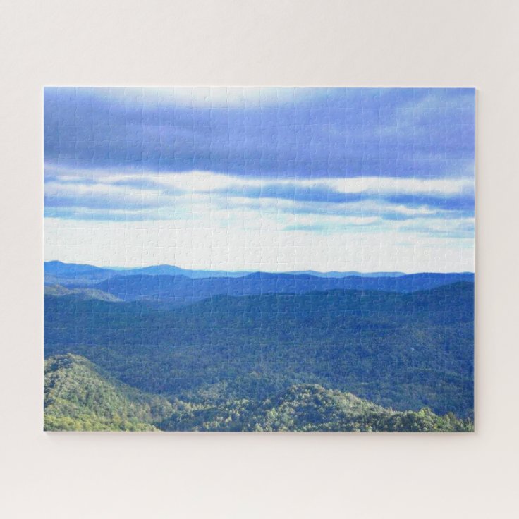 NORTH CAROLINA BLUE RIDGE MOUNTAINS JIGSAW PUZZLE | Zazzle