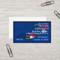 North Carolina Flag Map Business Card | Zazzle