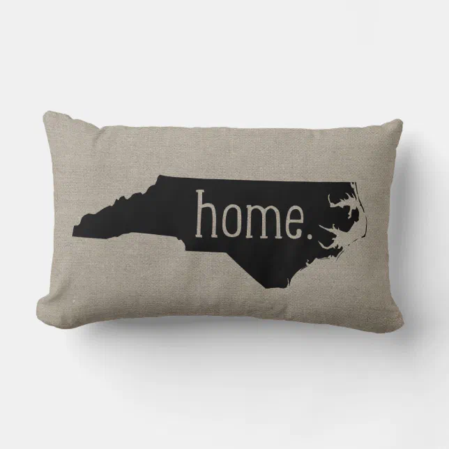 North Carolina Home State Throw Pillow | Zazzle