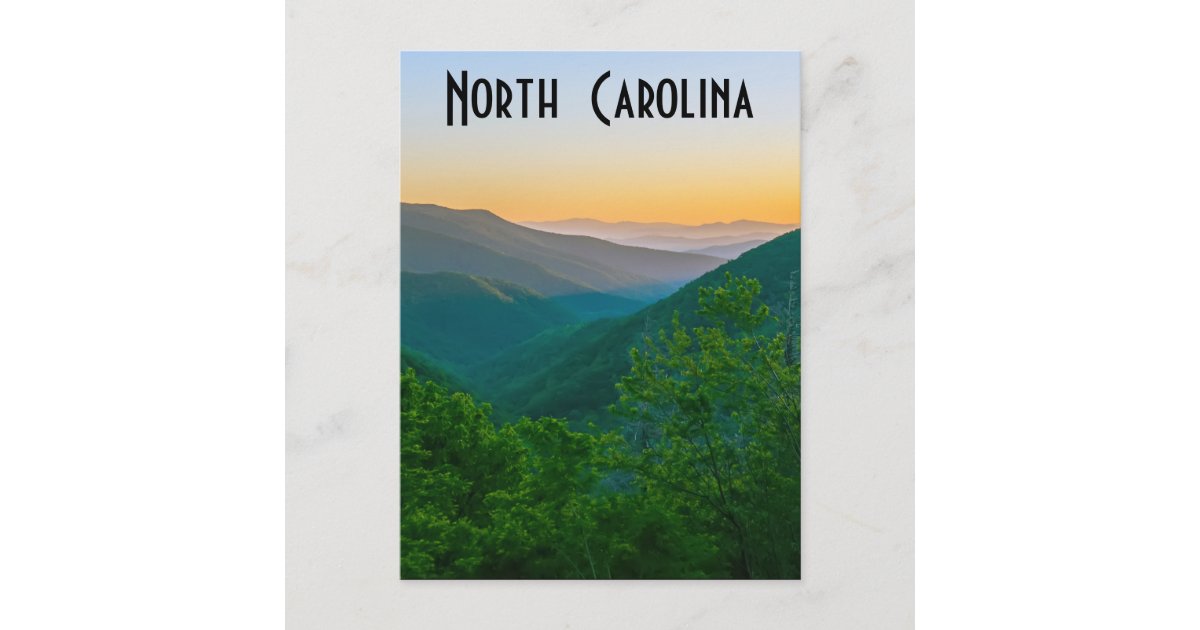 north carolina postcard | Zazzle