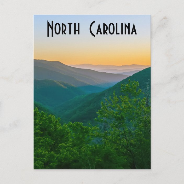 north carolina postcard | Zazzle.com
