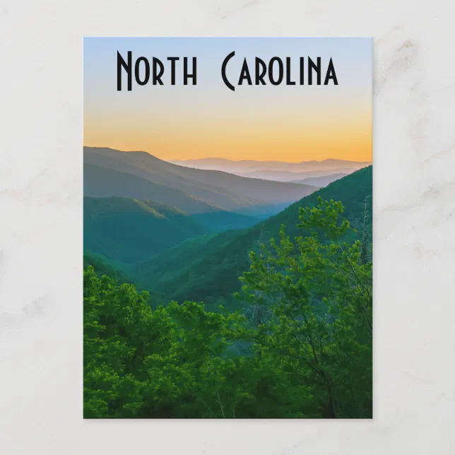 north carolina postcard | Zazzle
