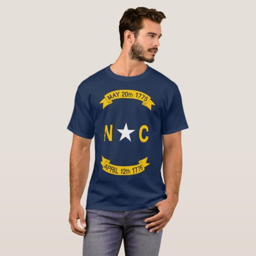 North Carolina State Flag T-Shirt | Zazzle