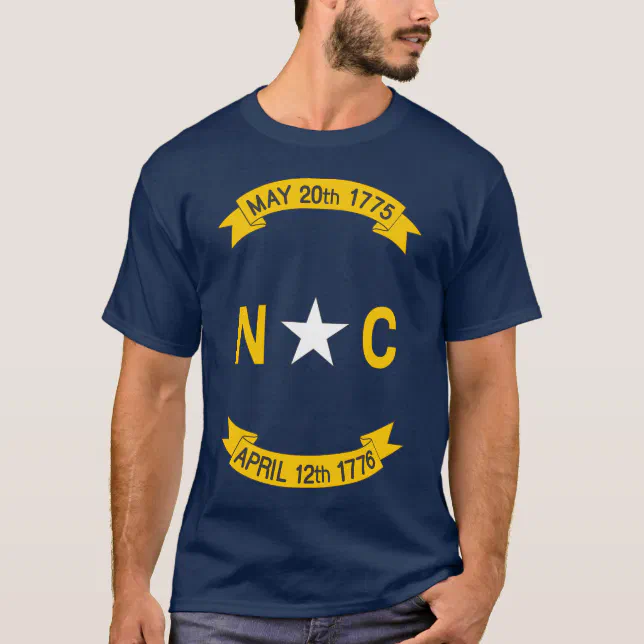 North Carolina State Flag T-Shirt | Zazzle