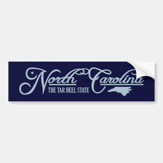 North Carolina (State of Mine) Bumper Sticker | Zazzle.com