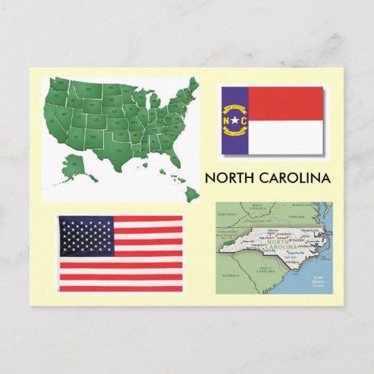 North Carolina, USA Postcard | Zazzle.com