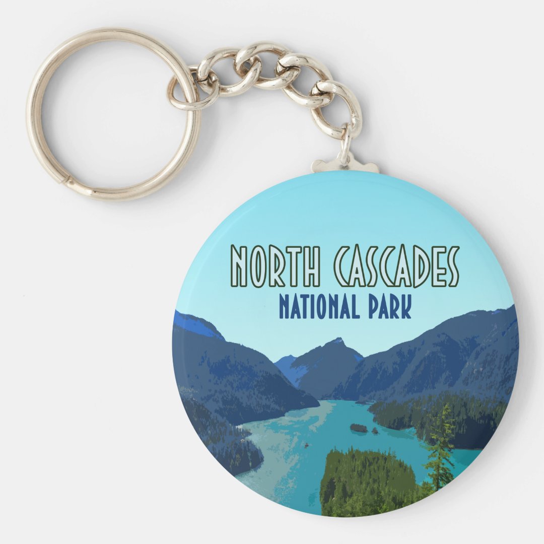 North Cascades National Park Washington Keychain | Zazzle