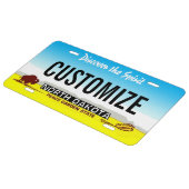 North Dakota Custom License Plate | Zazzle