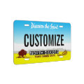 North Dakota Custom License Plate | Zazzle