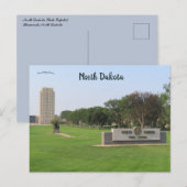 North Dakota State Capitol Bismarck North Dakota Postcard | Zazzle