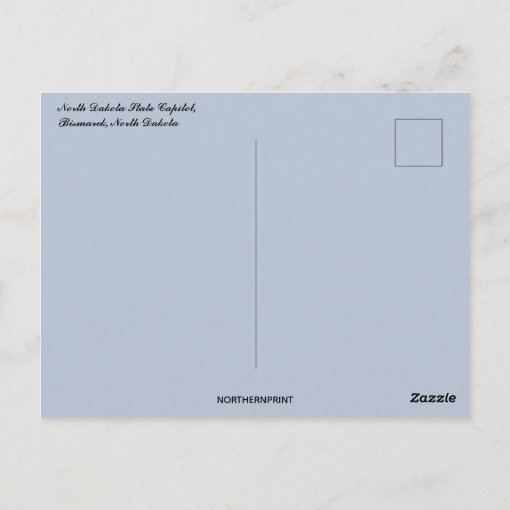 North Dakota State Capitol Bismarck North Dakota Postcard | Zazzle