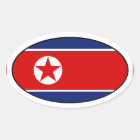 North Korea Flag Round Sticker | Zazzle.com