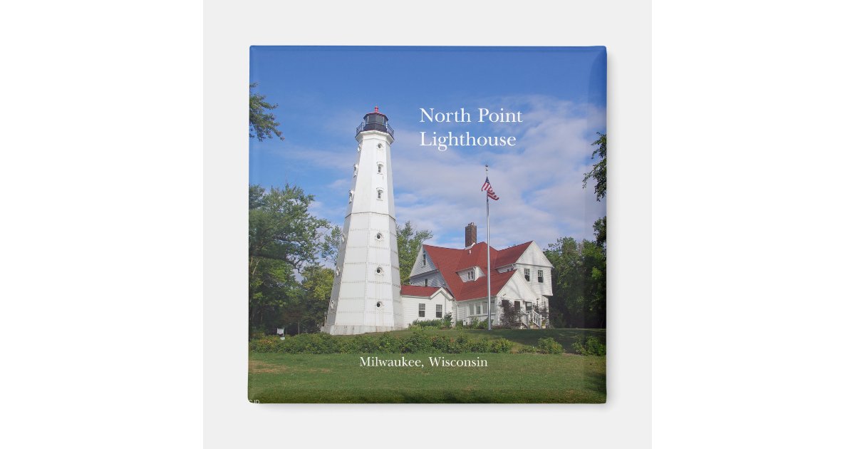 North Point Lighthouse magnet | Zazzle