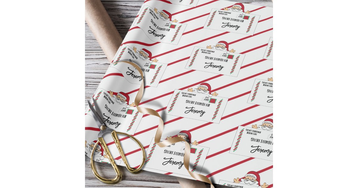 North Pole from Santa Special Delivery for Kids Wrapping Paper | Zazzle