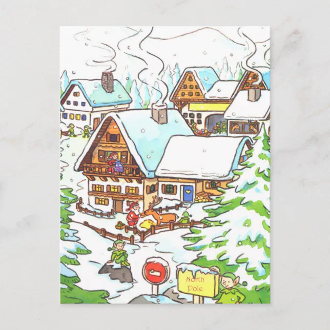 North Pole Postcard | Zazzle