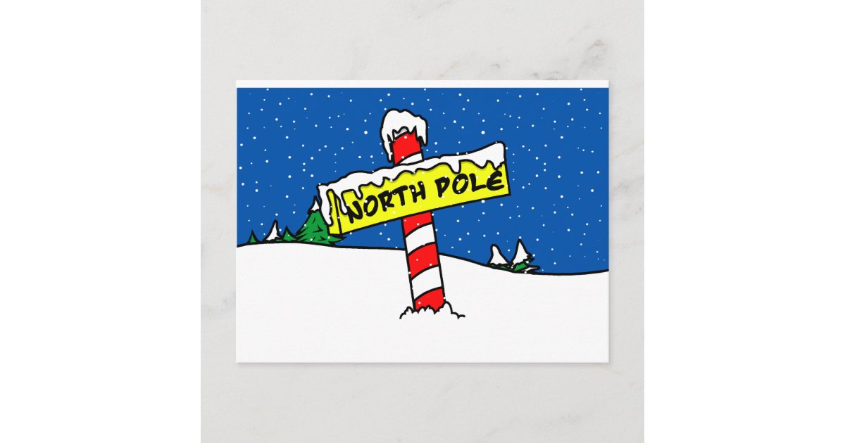 North Pole Postcard | Zazzle