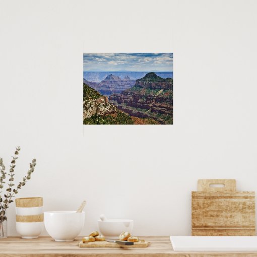 North Rim Gran Canyon - Grand Canyon National Poster | Zazzle