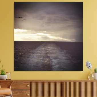 North Sea Seascape, Ocean View Canvas Print | Zazzle