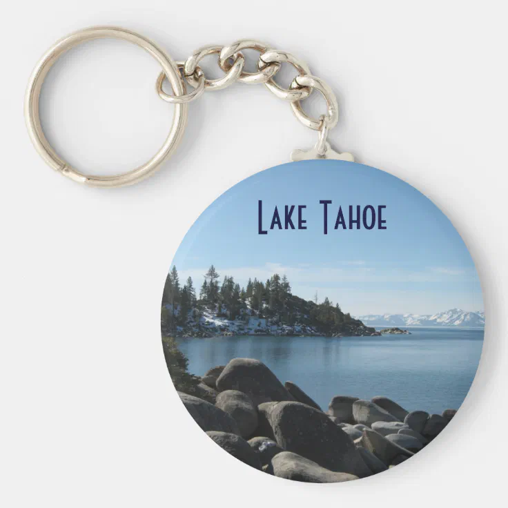 North Shore Lake Tahoe, Incline Village, Nevada Keychain | Zazzle
