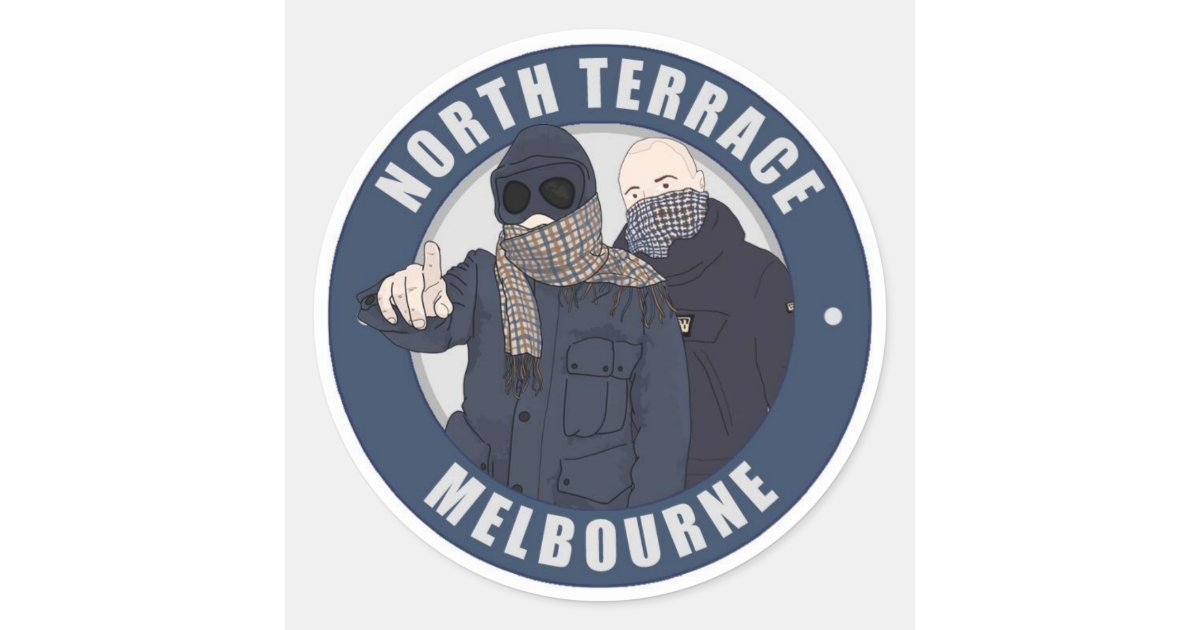 North Terrace Melbourne Sticker | Zazzle