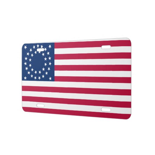 North / Union flag licence plate | Zazzle