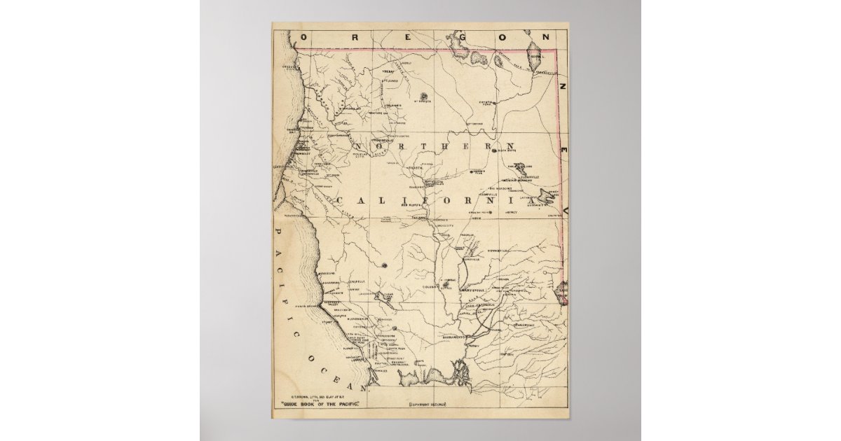 Northern California Poster | Zazzle