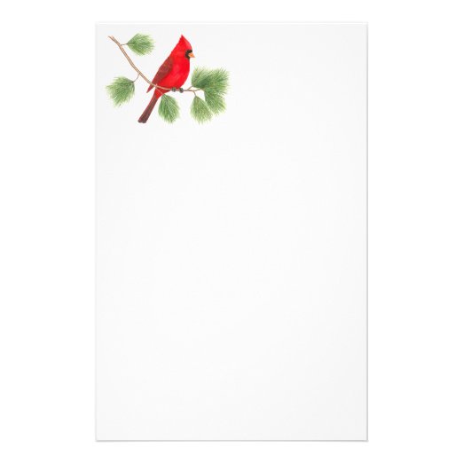 Cardinal Stationery Paper | Zazzle