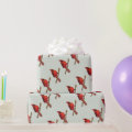 Northern Cardinal Red Bird Wrapping Paper | Zazzle